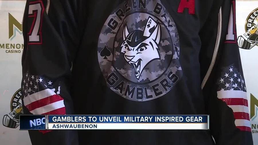 Green Bay Gamblers unveil Military Night jerseys - NBC26 WGBA-TV Green ...
