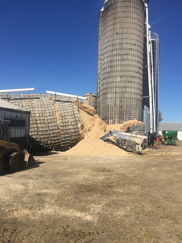 2 hurt when silo collapses at Brown County farm - NBC26 WGBA-TV Green ...