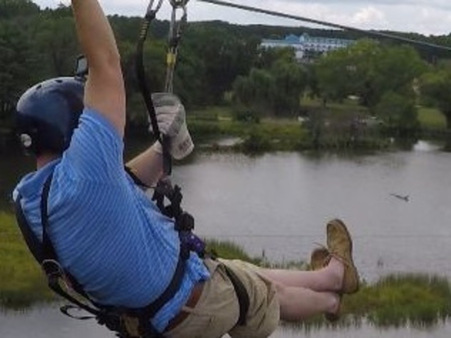 Small Towns: Wisconsin Dells Bigfoot Zip-lining Tour - NBC26 WGBA-TV ...